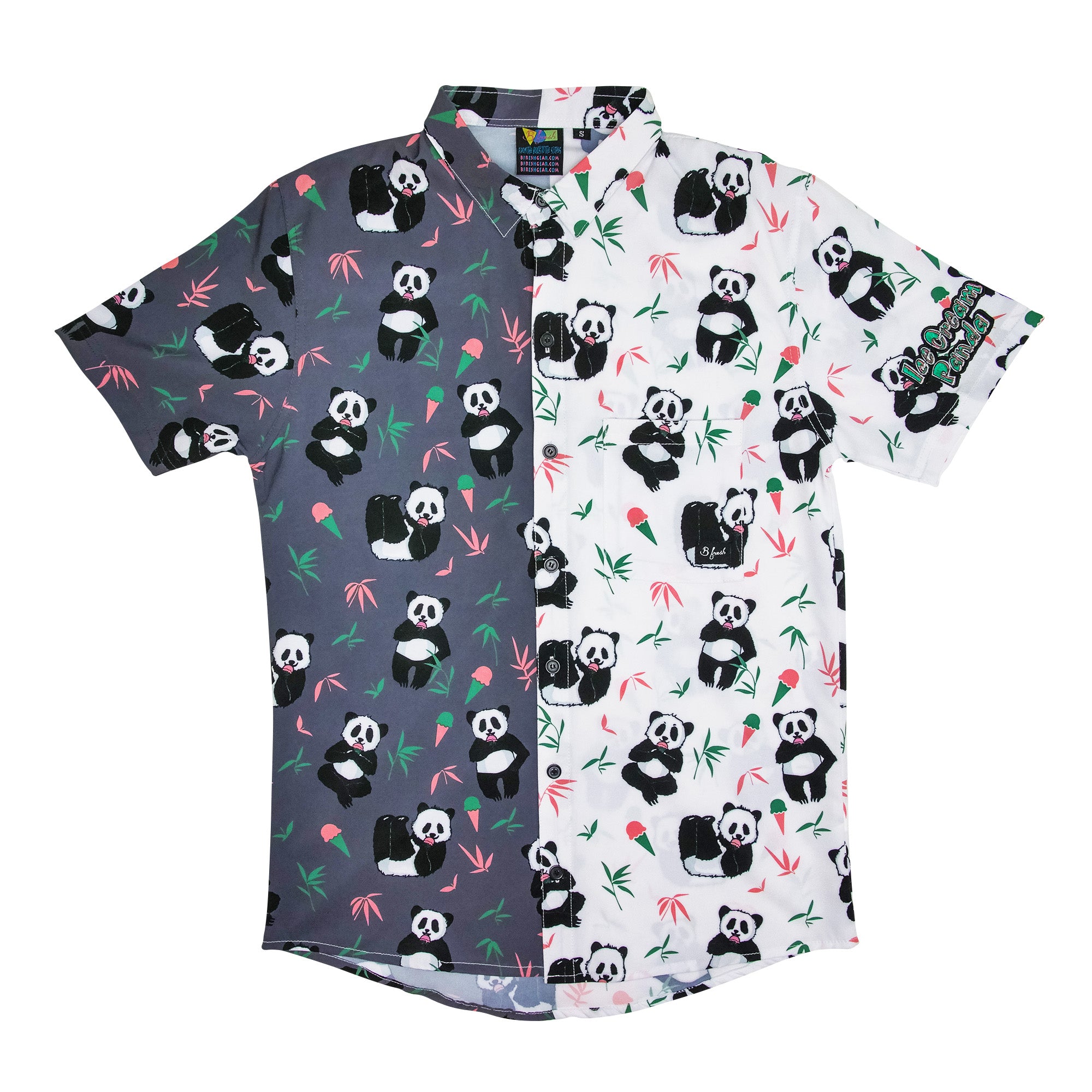 Ice Cream Panda - Stretch Shirt – B Fresh Gear